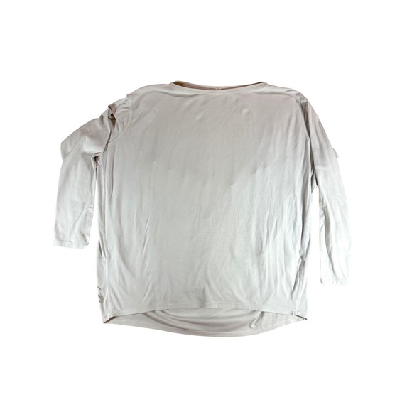 lululemon athletica | Tops | Lululemon Nulu Yoga Off White Long Sleeve ...